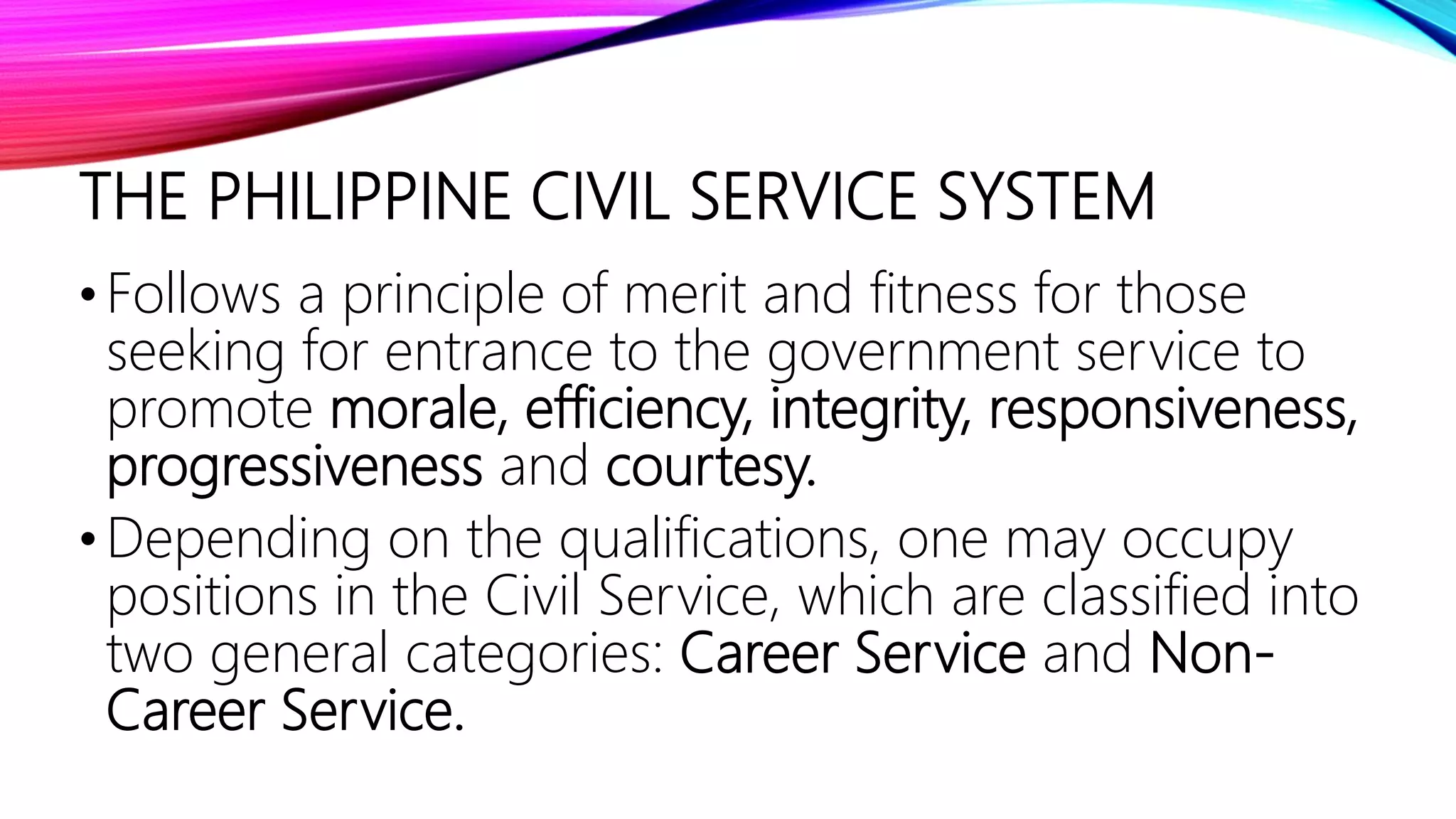 The philippine civil service | PPTX