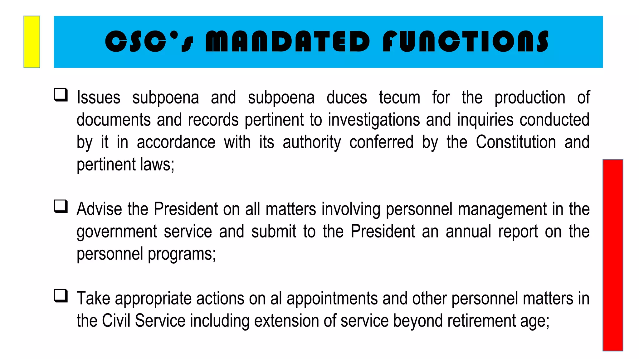 The philippine civil service system final report | PPT