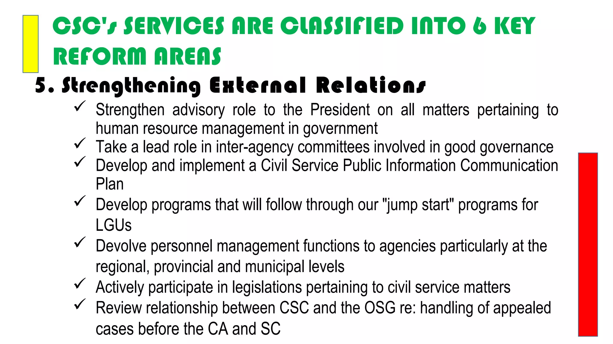 The philippine civil service system final report | PPT