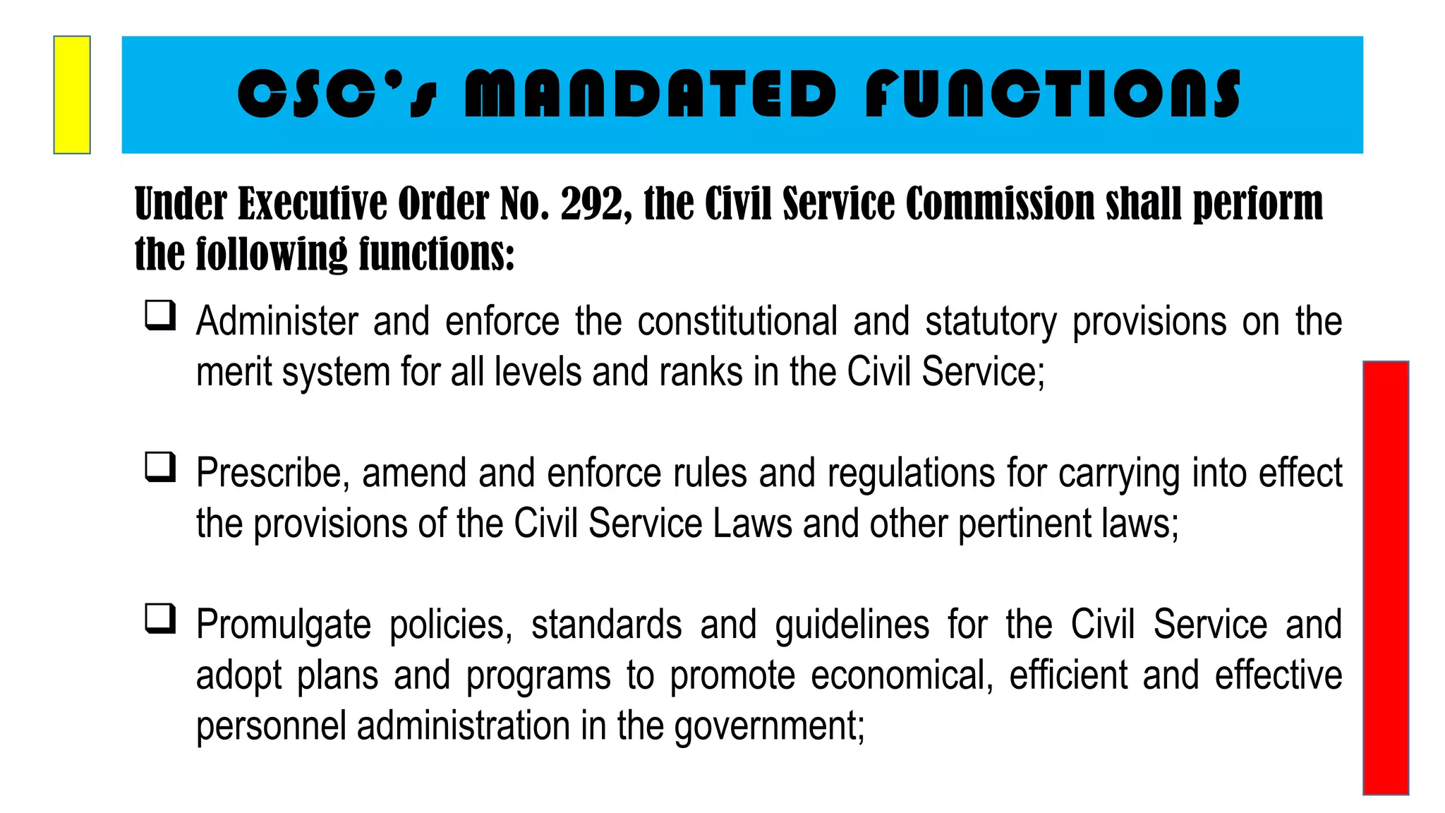 The philippine civil service system final report | PPT