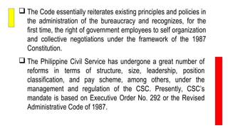 The philippine civil service system final report | PPT