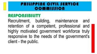 The philippine civil service system final report | PPT
