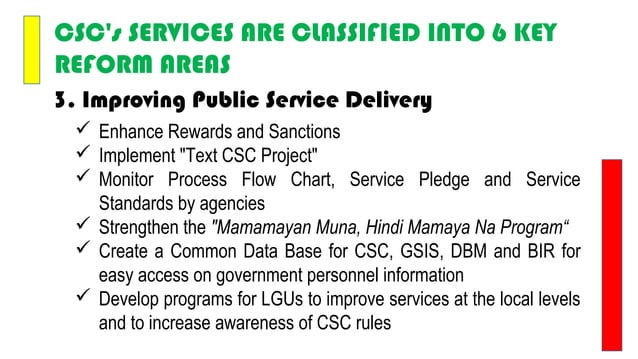 The philippine civil service system final report | PPT | Business ...