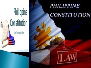 The philippine constitution | PPTX