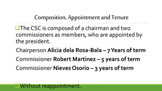 The philippine constitutional commissions | PPTX