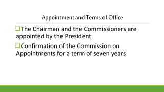 The philippine constitutional commissions | PPTX