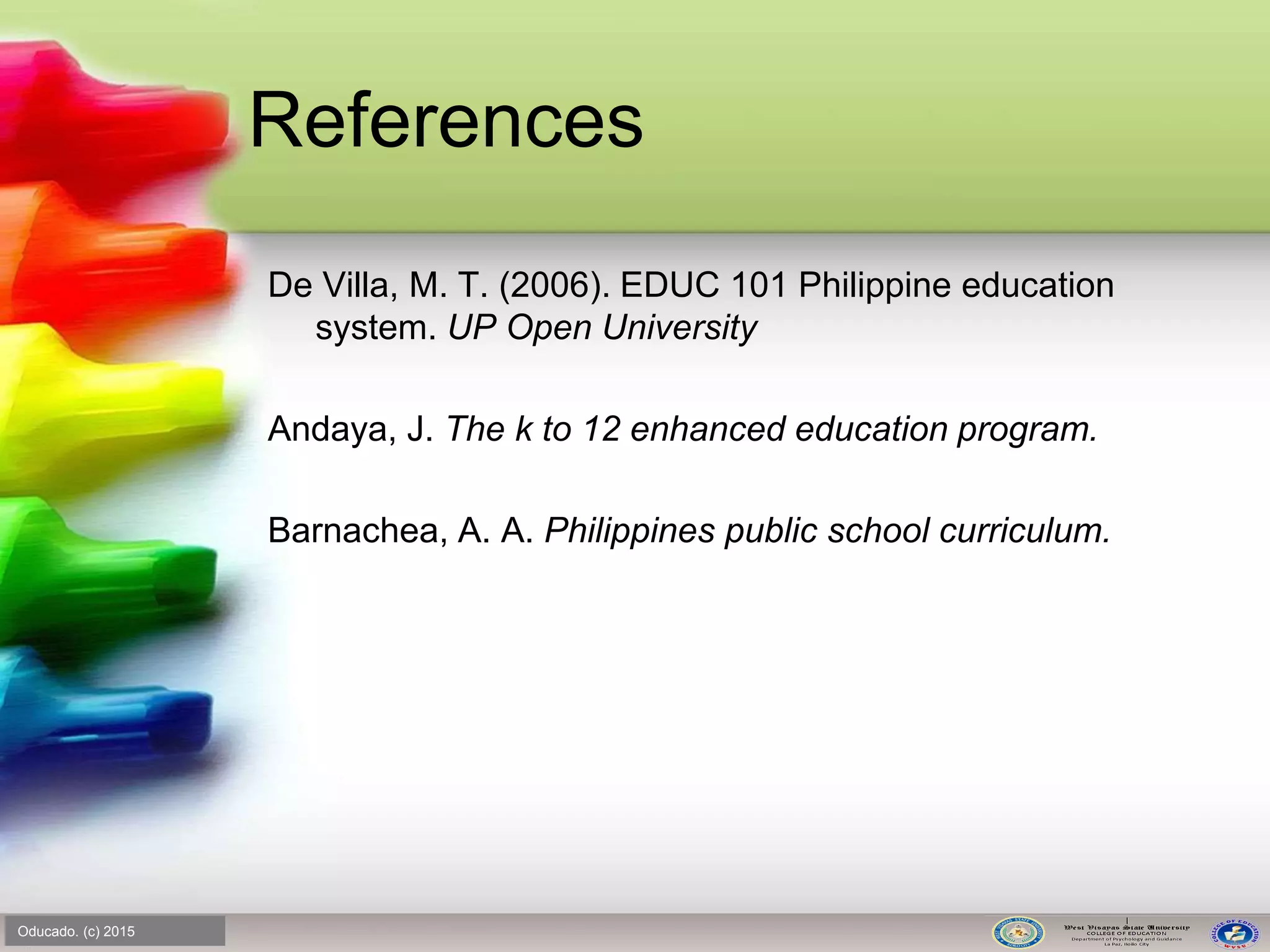 The philippine educational system | PPTX