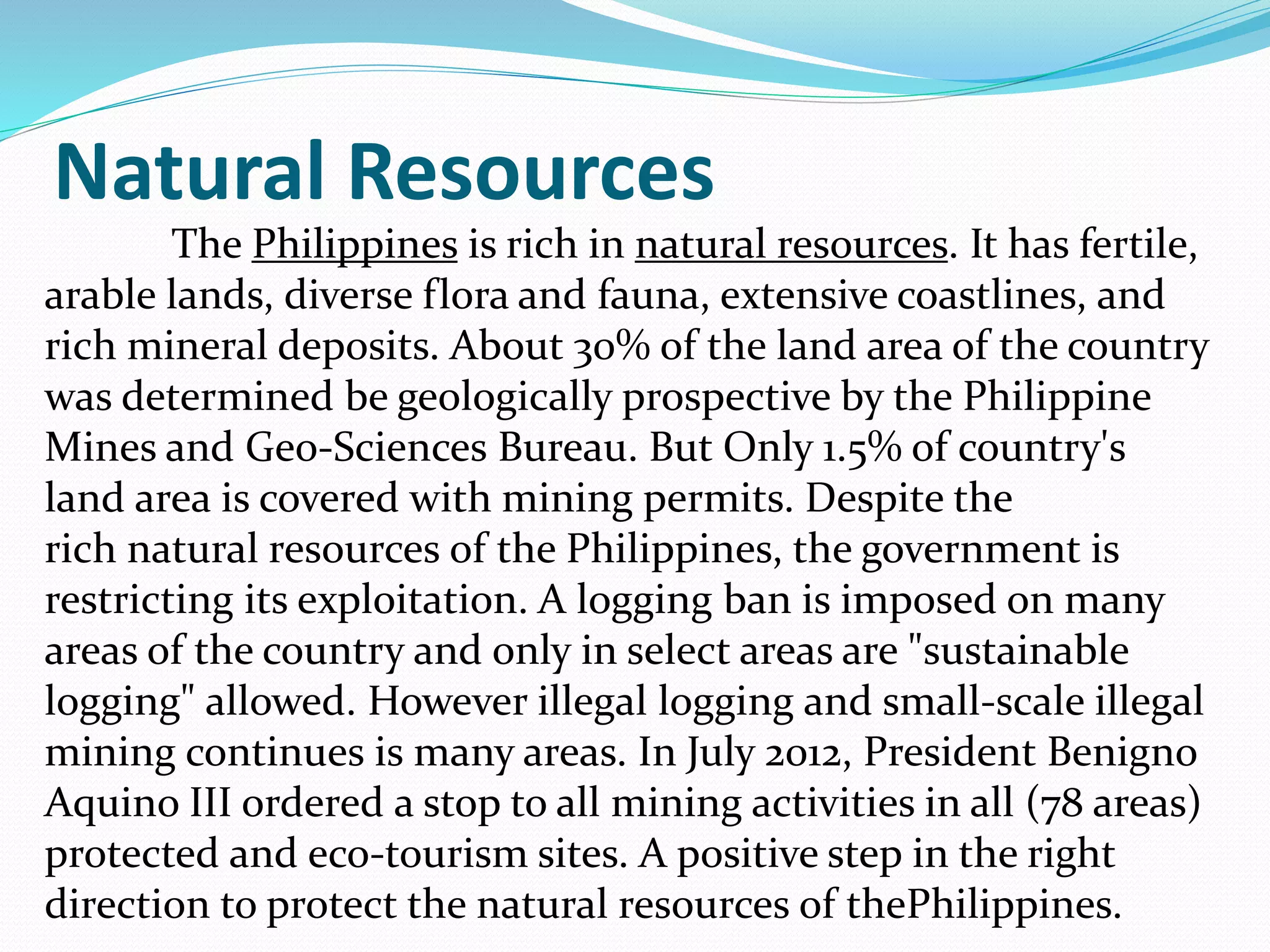 The philippine environment | PPTX