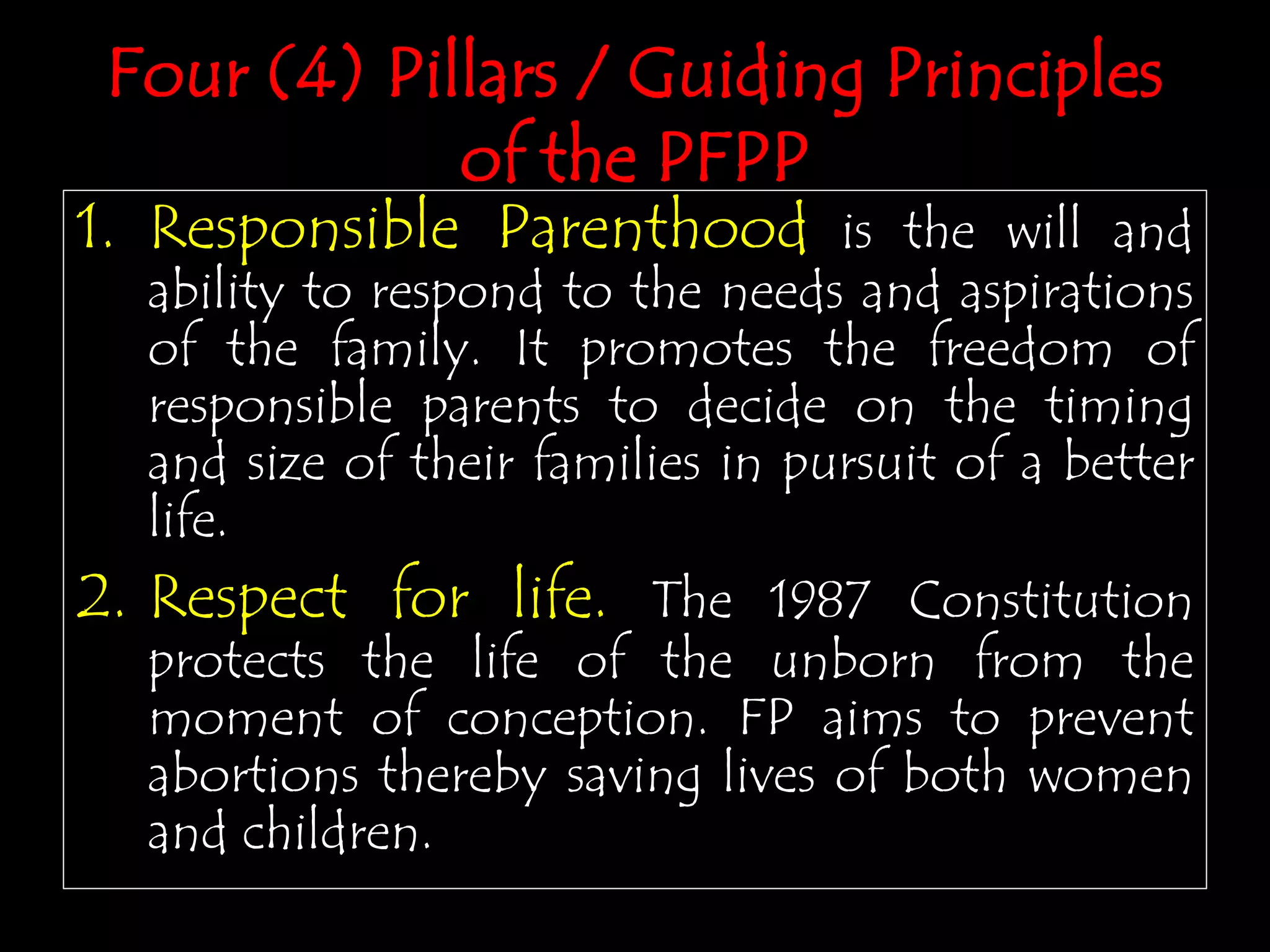 The philippine family planning program (PPT) | PPTX