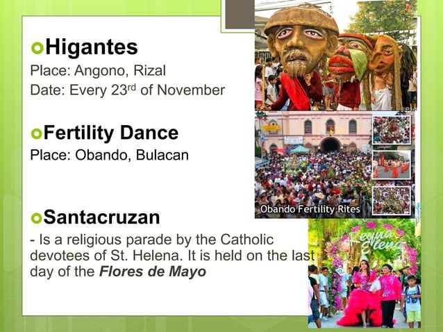 The philippine festivals and theatrical forms | PPTX