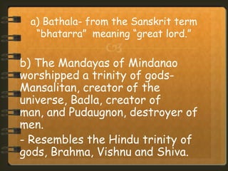 The philippine heritage from india, china, and arabia | PPTX