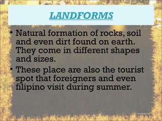 The philippine landforms | PPT
