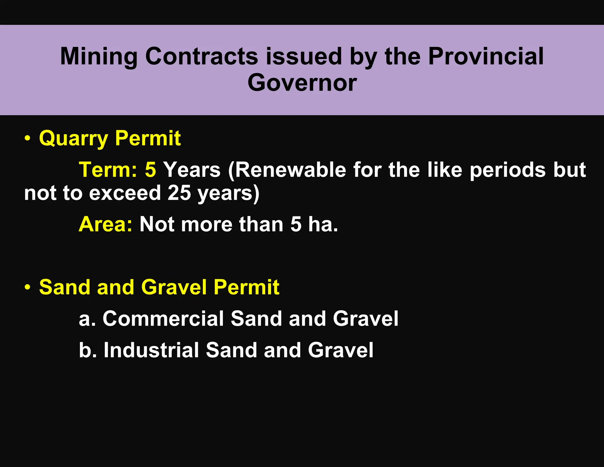 RA 7942:vThe Philippine Mining Act of 1995 | PPTX
