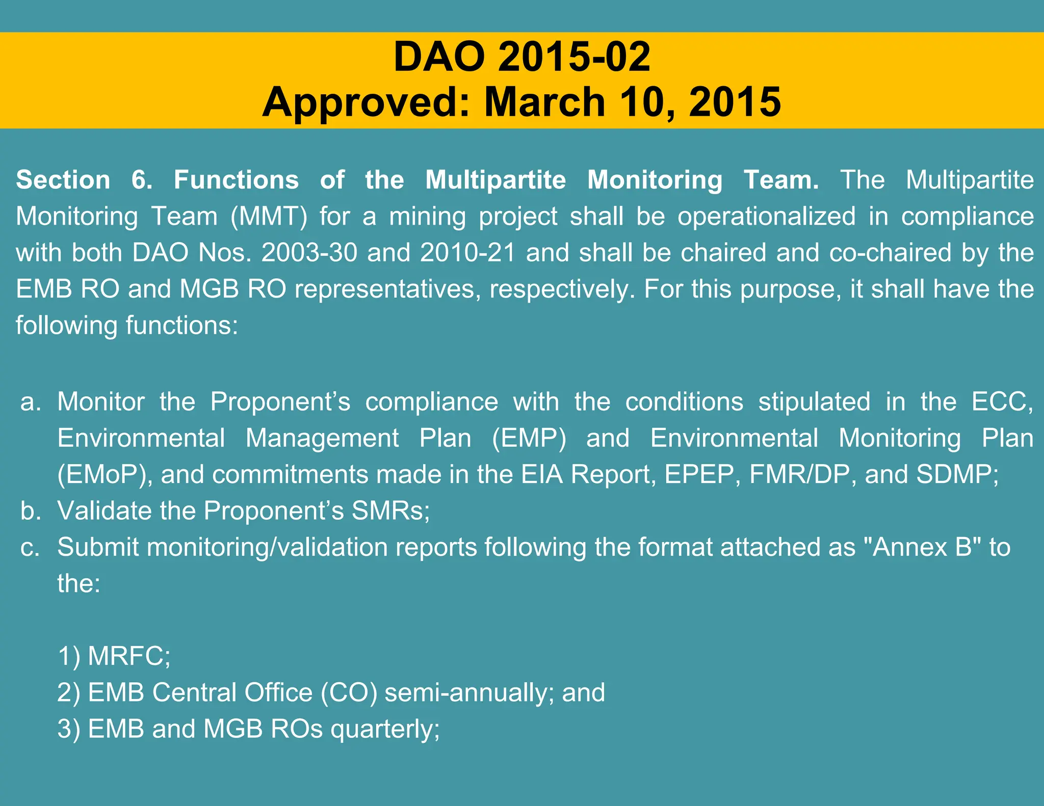 RA 7942:vThe Philippine Mining Act of 1995 | PPTX