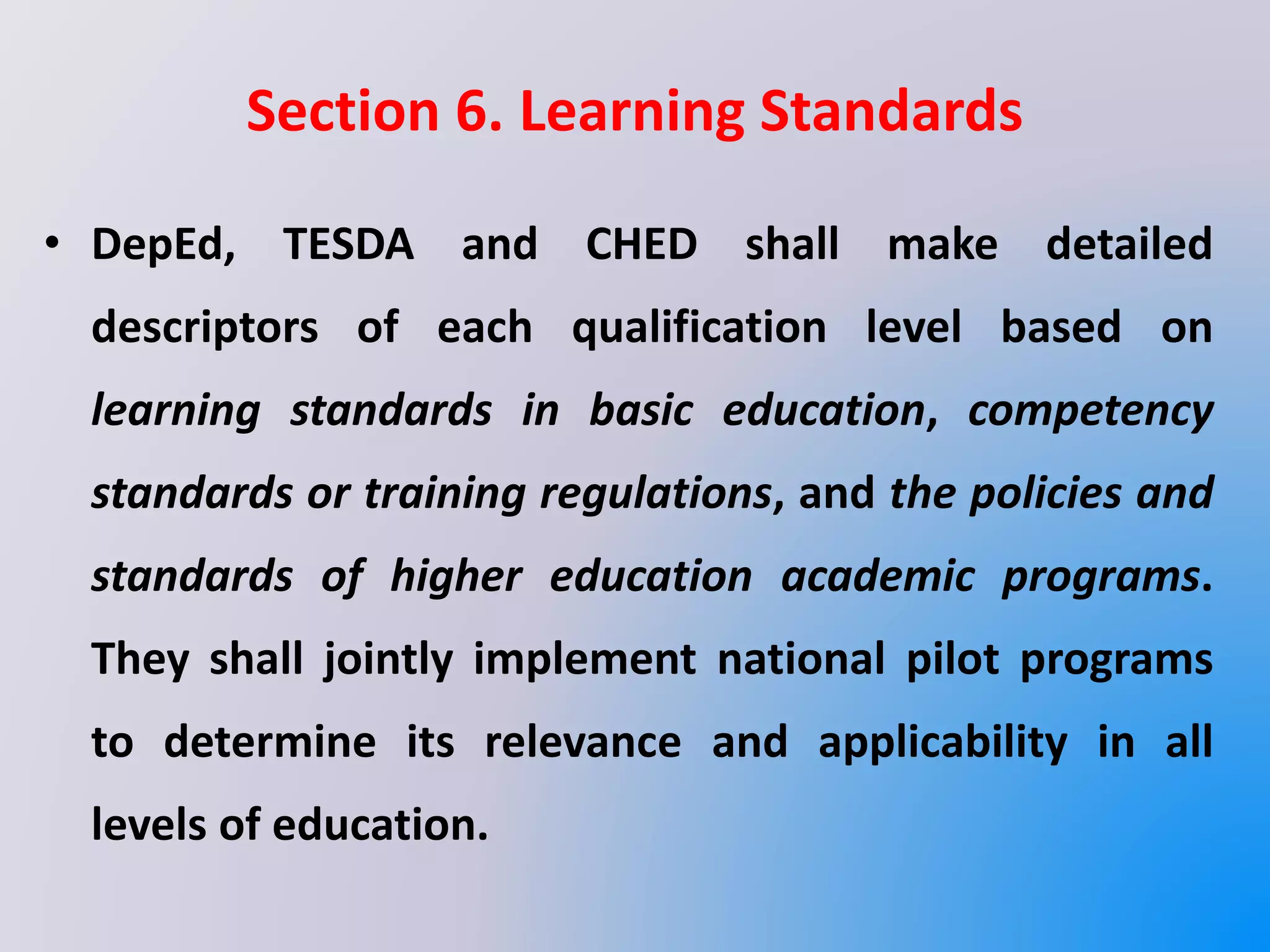 The philippine qualification framework | PPTX