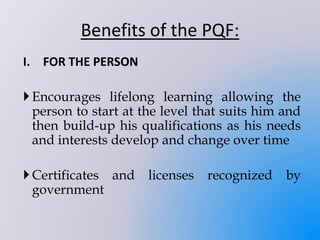 The philippine qualification framework | PPTX