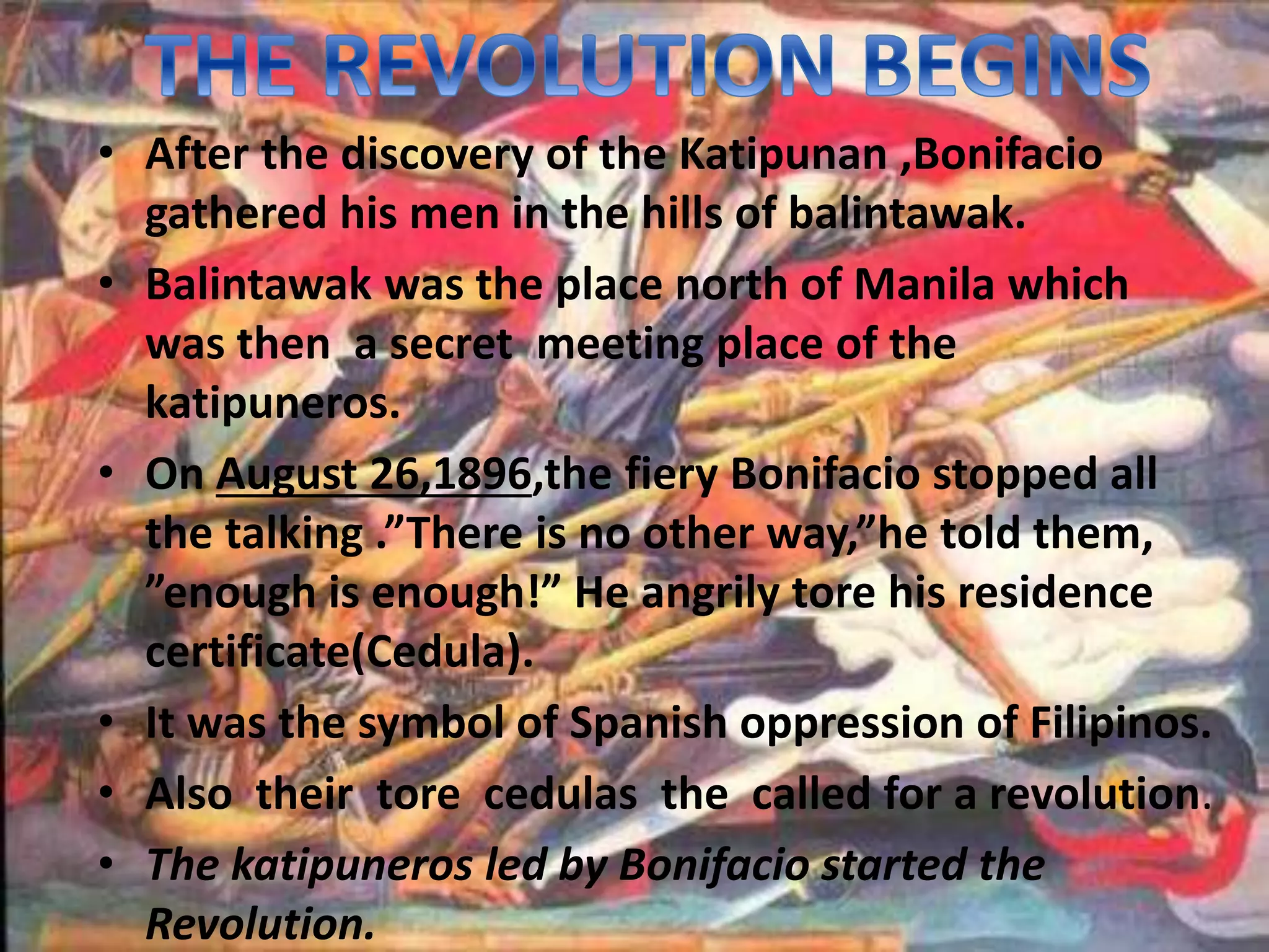 The philippine revolution | PPTX