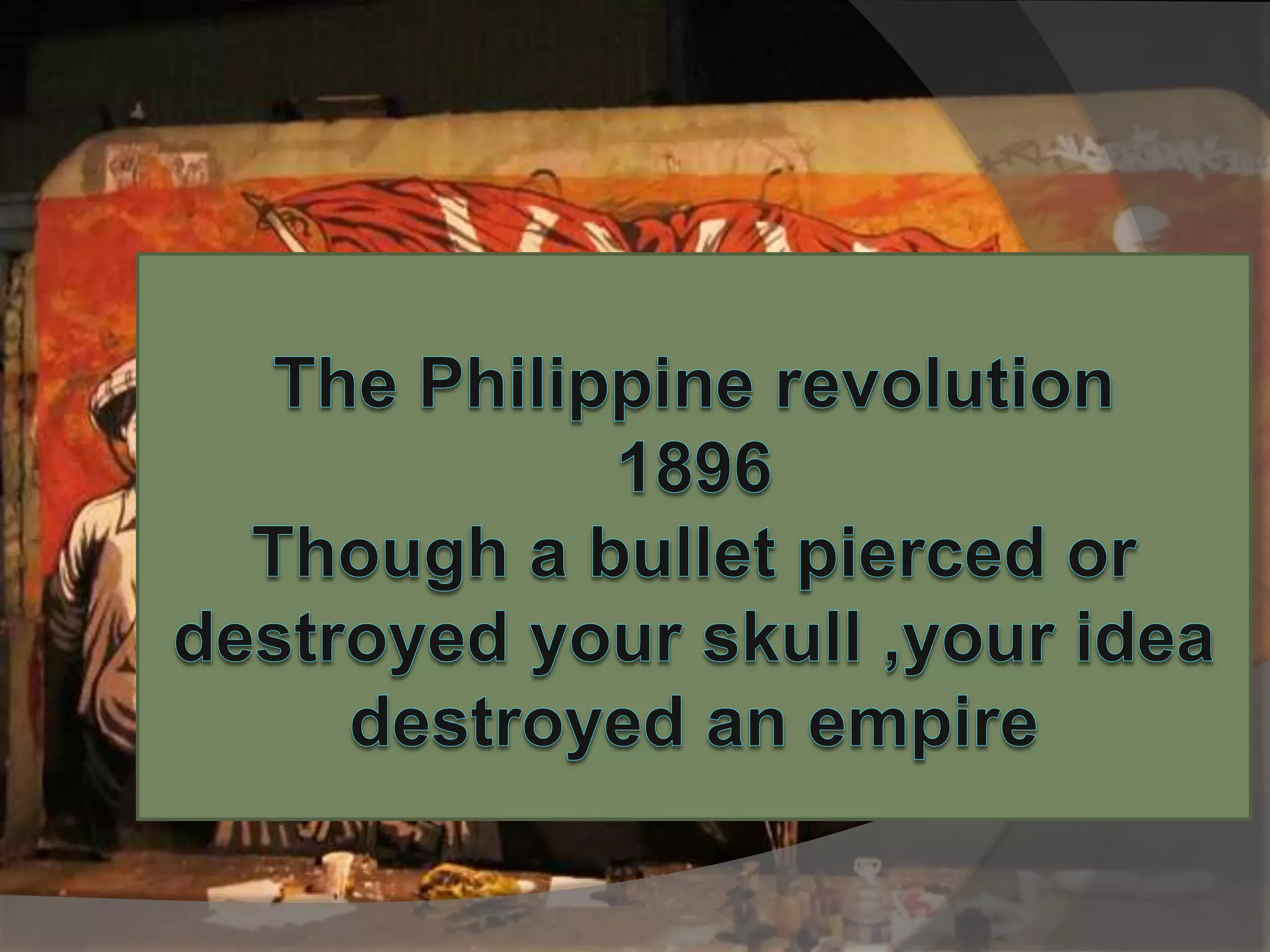 The Philippine Revolution 1898 | PPTX