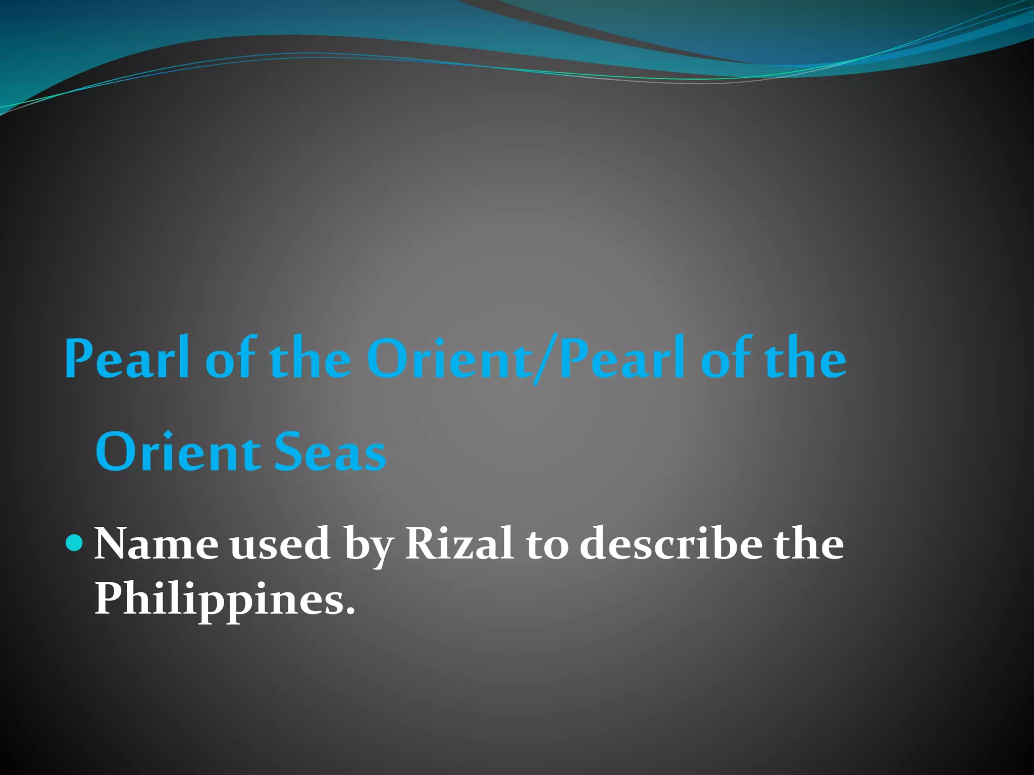 The philippines names | PPTX