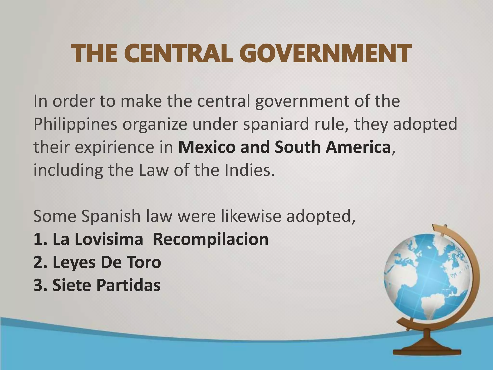 The philippines under spanish rule | PPTX