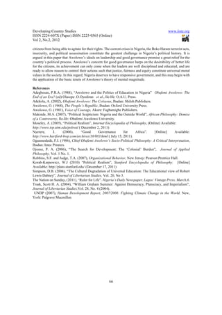 The philosophical import of obafemi awolowo抯 theory of mental magnitude ...