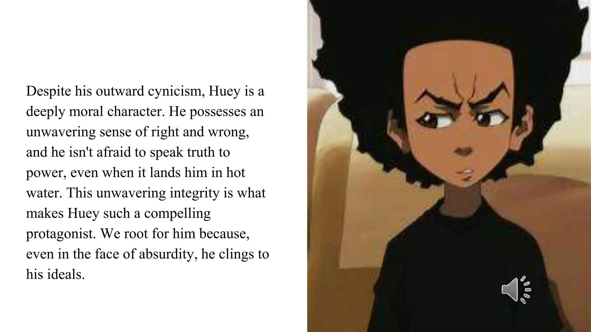 "The Huey Manifesto: Reason with a Fist!" The Philosophy of Huey ...