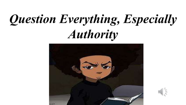 "The Huey Manifesto: Reason with a Fist!" The Philosophy of Huey ...