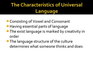 The philosophy of language | PPT