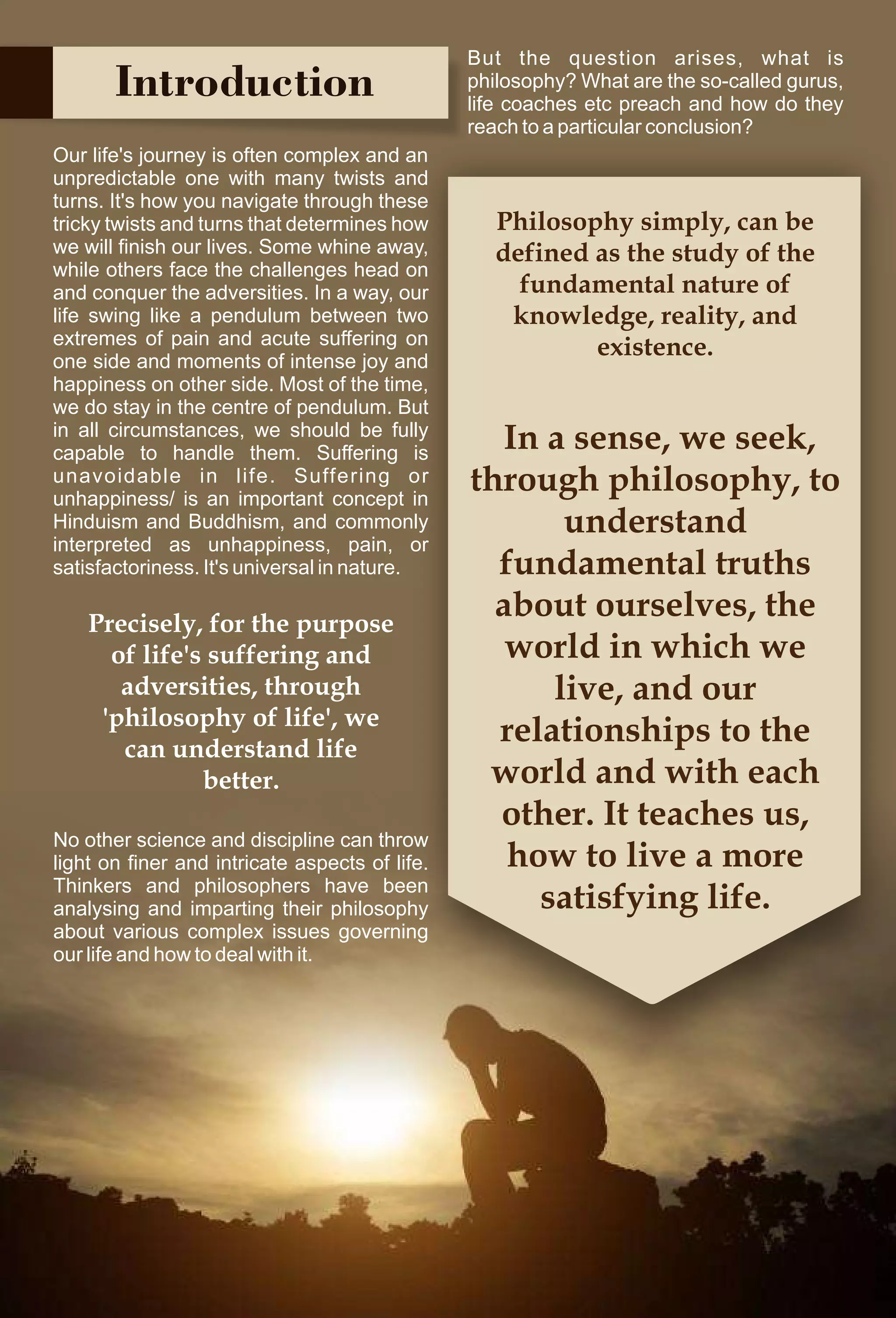 The philosophy of life | PDF