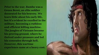 The Broken Man and the Wild: A Philosophy of Rambo in First Blood | PPT