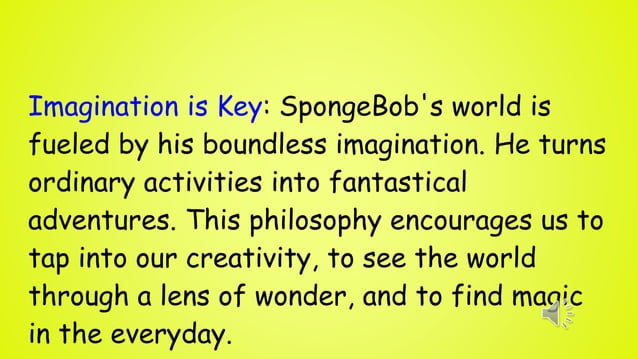 The Philosophy of Spongebob Squarepants: Happiness is a Bubble Away | PPTX