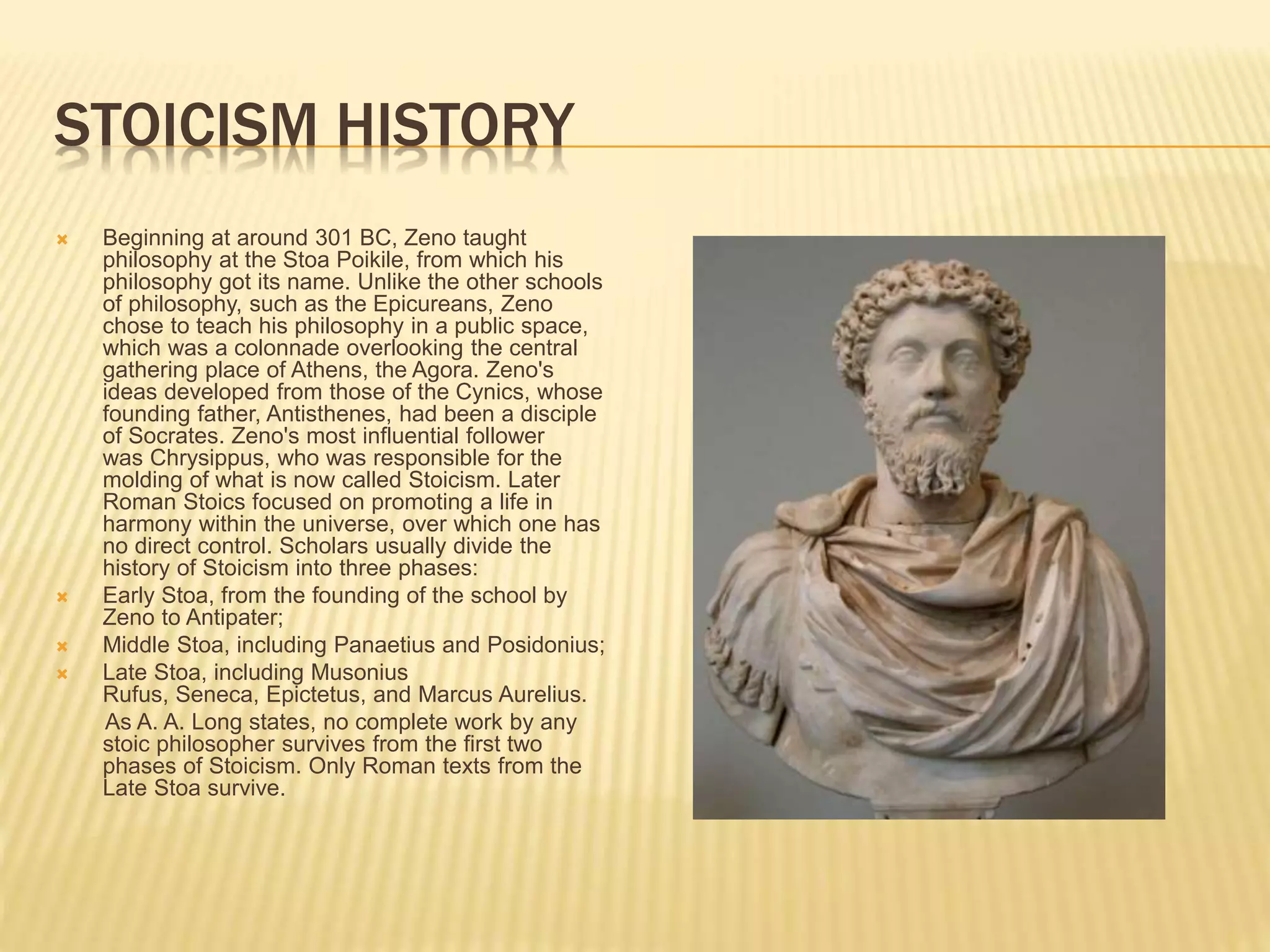 The philosophy of stoicism | PPTX