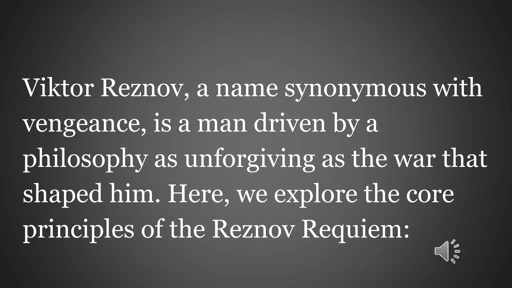 The Reznov Requiem: Scars Etched in Steel! The Philosophy of Viktor ...