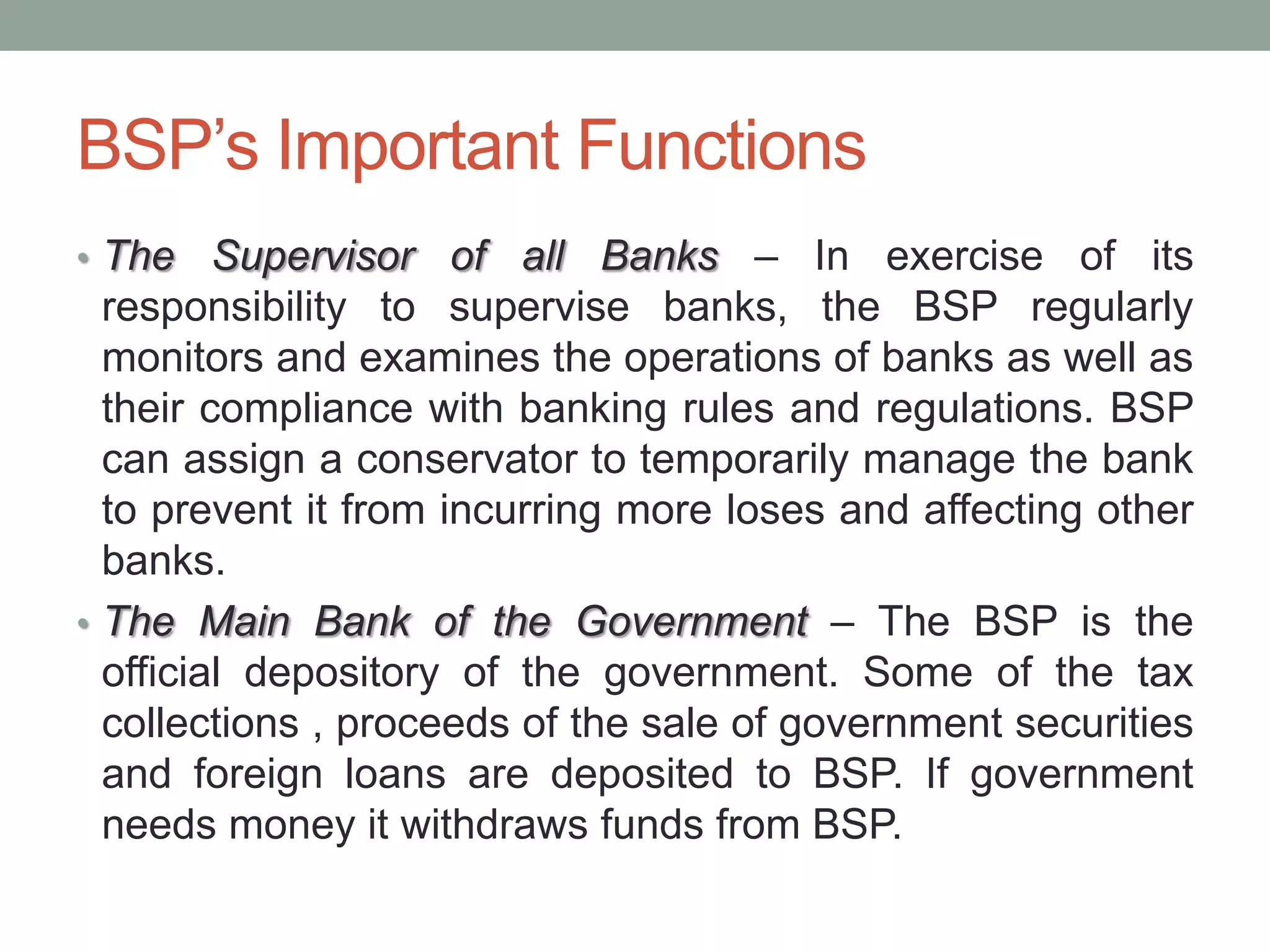 The phlippine financial system | PPTX