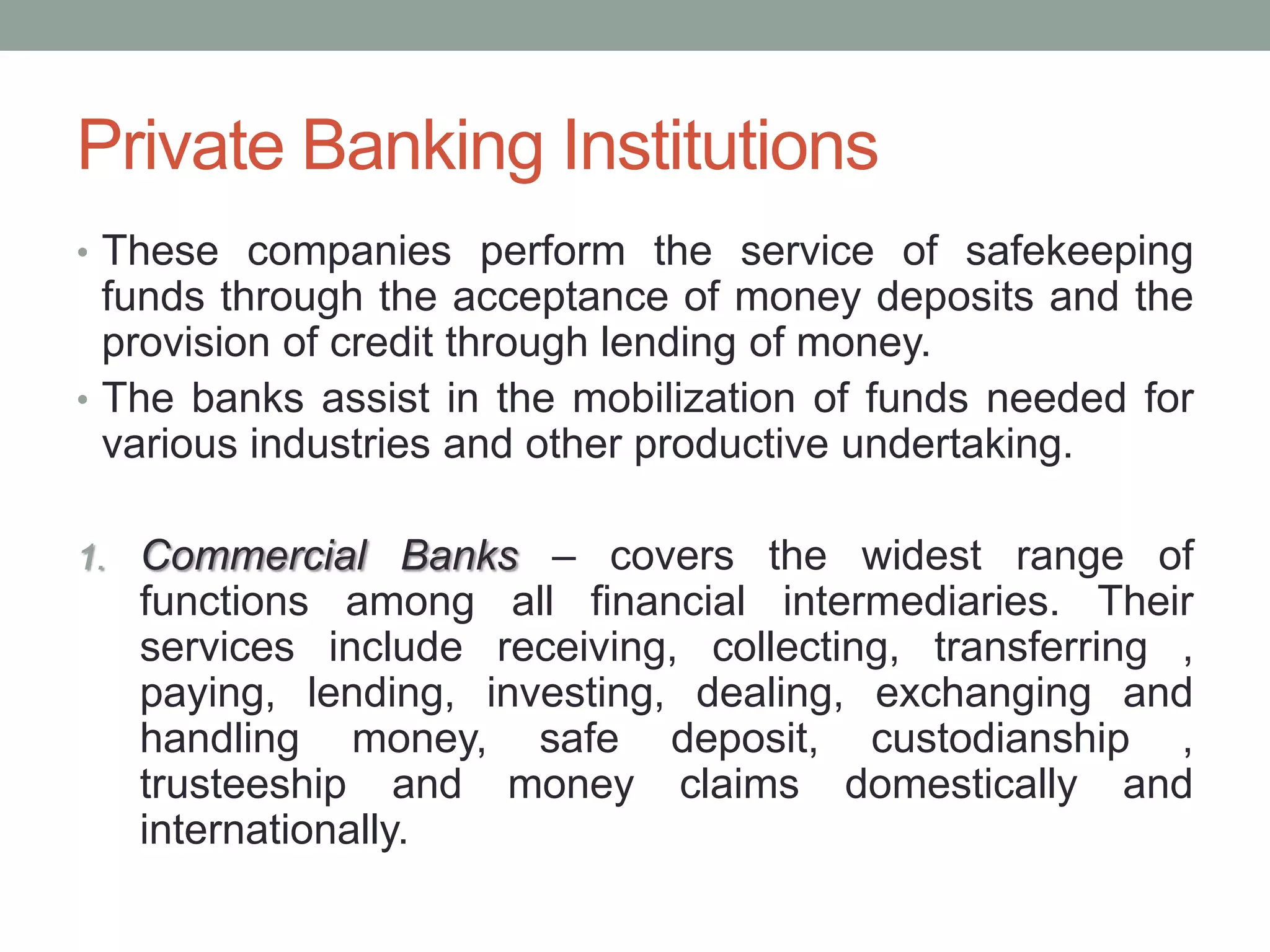 The phlippine financial system | PPTX