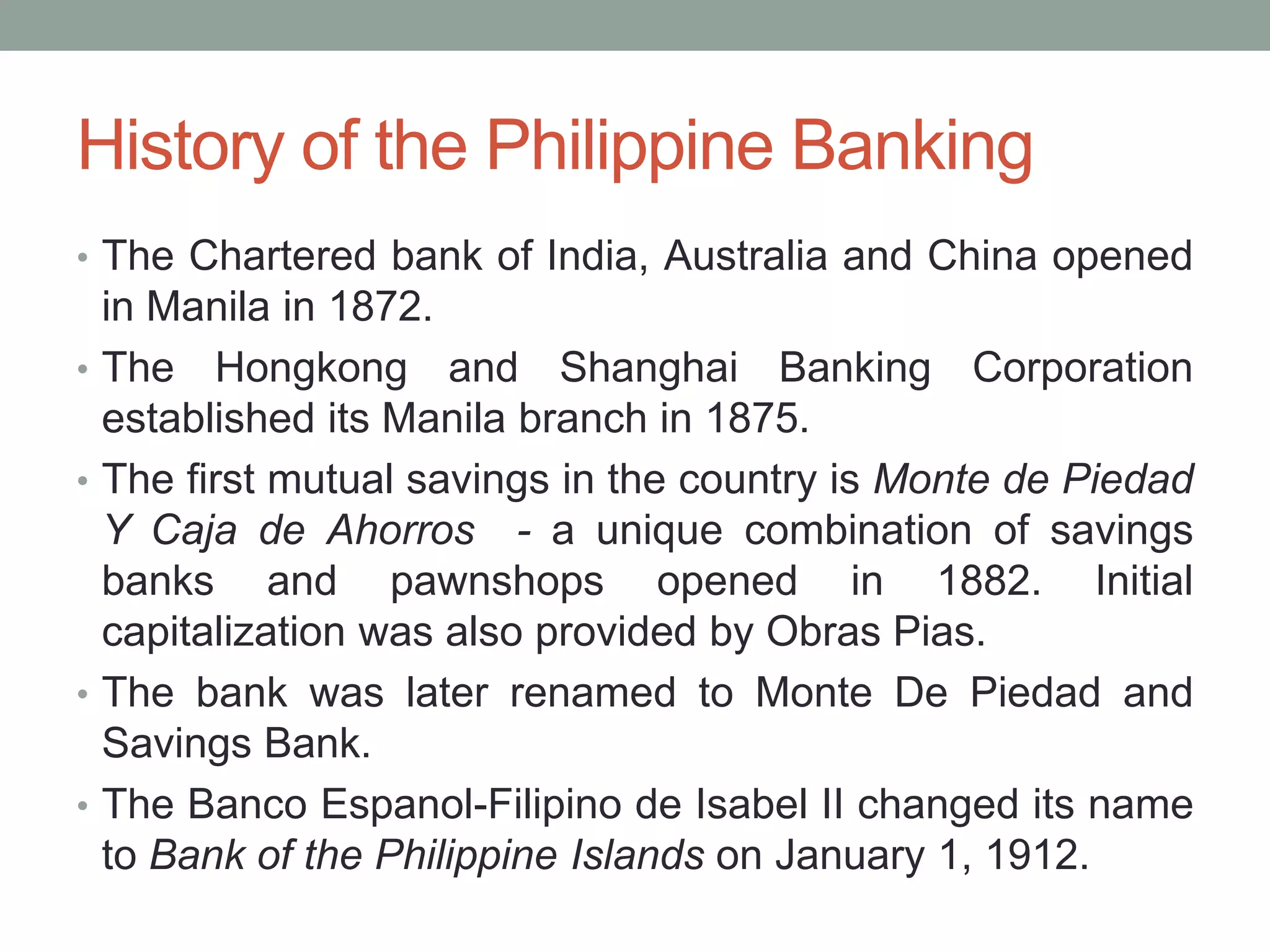 The phlippine financial system | PPTX