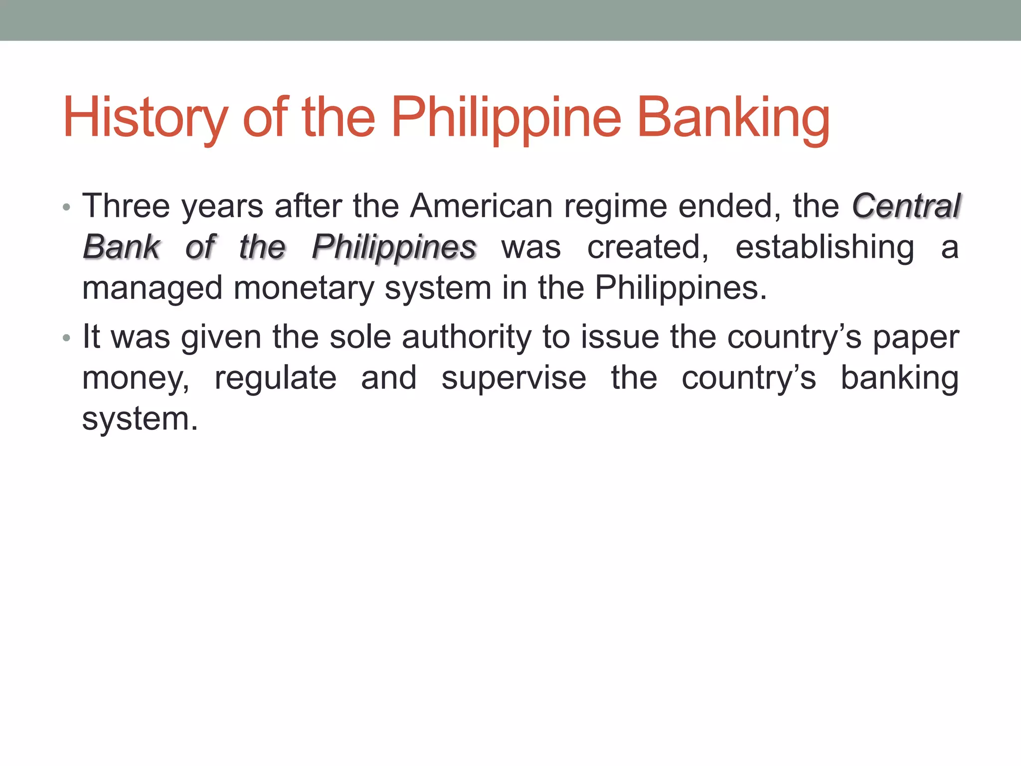 The phlippine financial system | PPTX