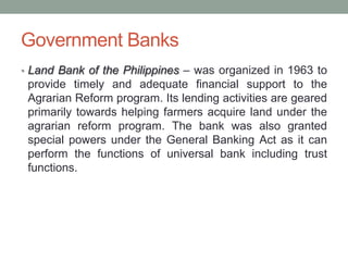 The phlippine financial system | PPTX