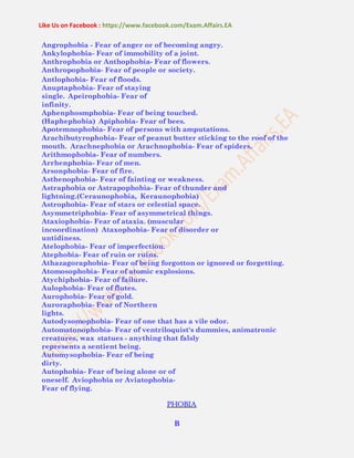 The Phobia | PDF | Medical Health