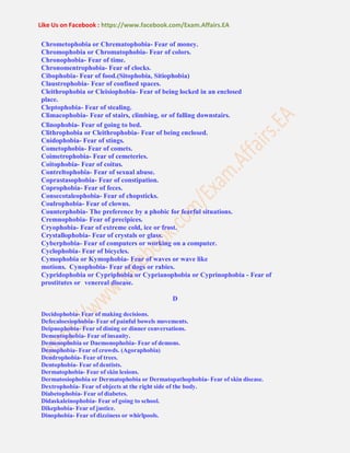 The Phobia | PDF | Medical Health