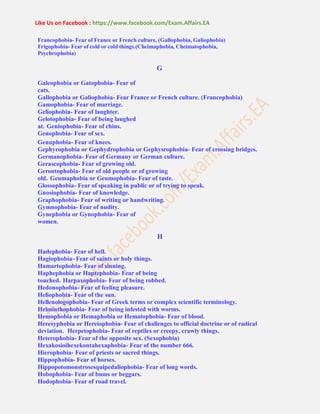 The Phobia | PDF | Medical Health