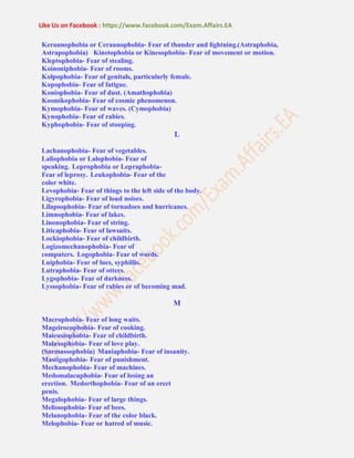 The Phobia | PDF | Medical Health