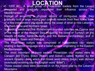 The Phoenician Civilization | PPT