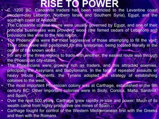 The Phoenician Civilization | PPT