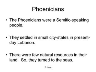 The Phoenicians | PPT