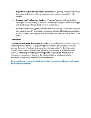 The Phoenix Software Development Market in 2025 Trends and Opportunities | PDF