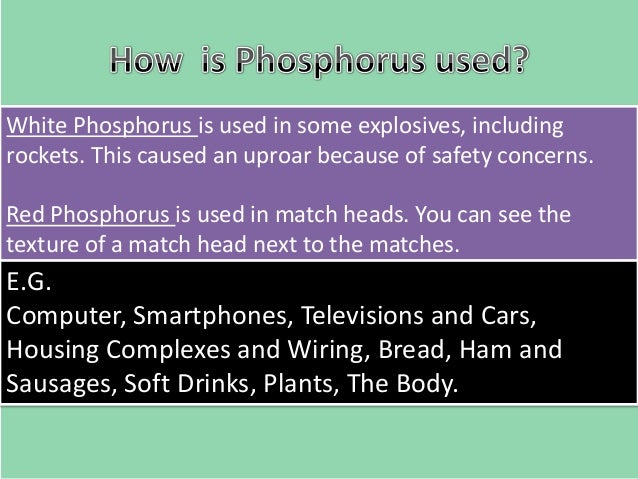 Phosphorus Uses In The Body