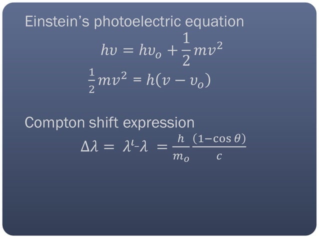 The photoelectric effect and compton effect | PDF