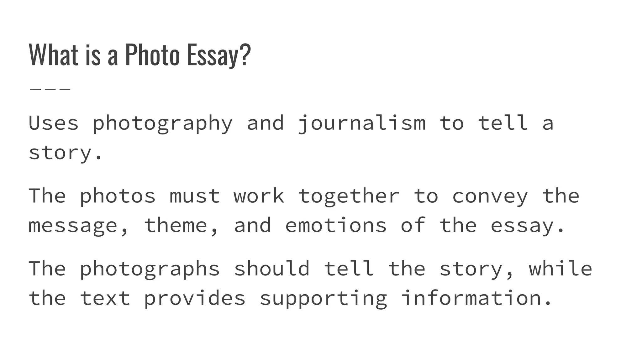 The Photo Essay | PDF