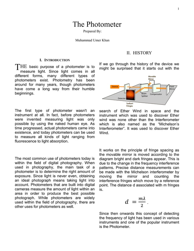 The Sun Photometer_IEEE Article | PDF